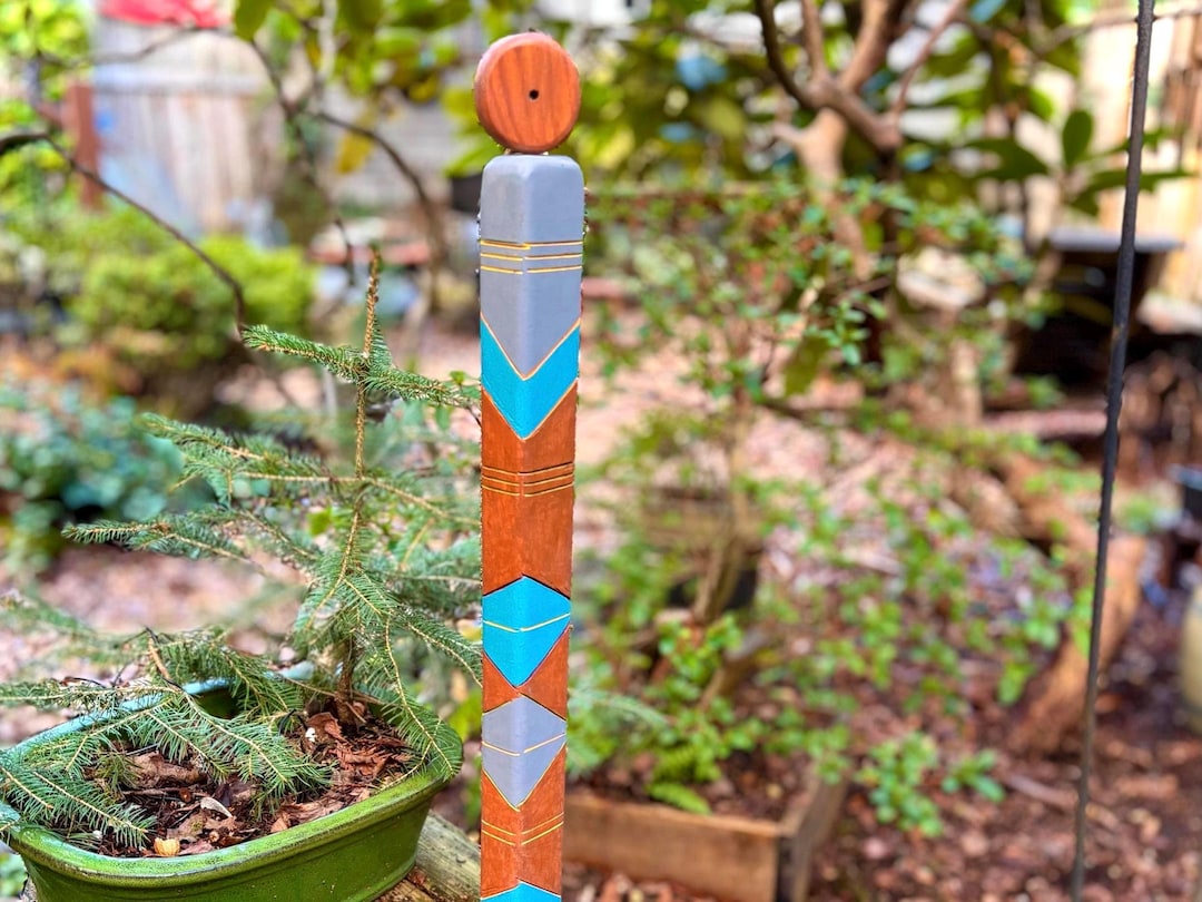 Outdoor Garden Post for Entryway, Yard, Patio (3 Ft. Height) - Colorful ...