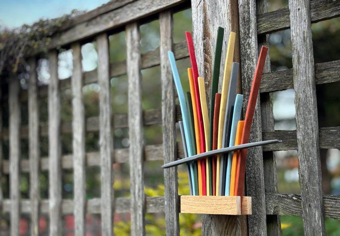 Multi-colored Wall Art Designed for Fence, Entryway, Garden, Patio ...