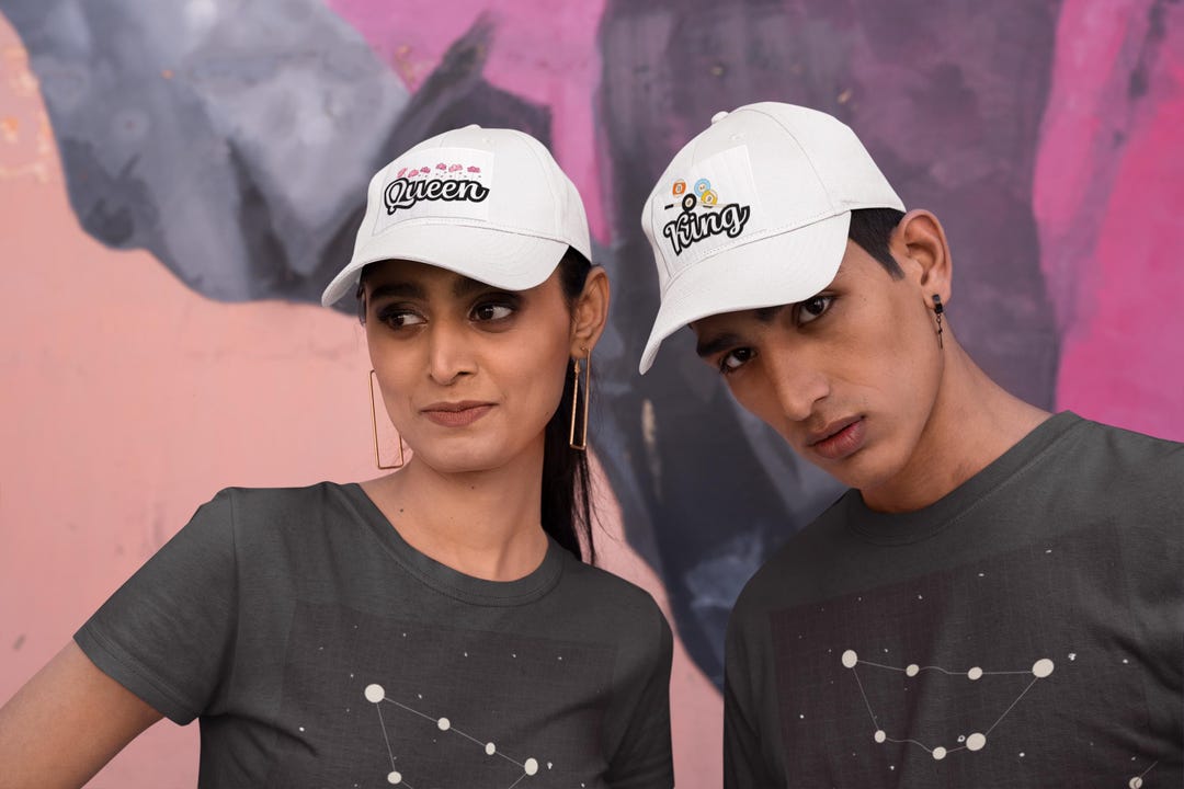 Caps for Couples / Matching Caps for Couples / Duo of Caps for Couples ...