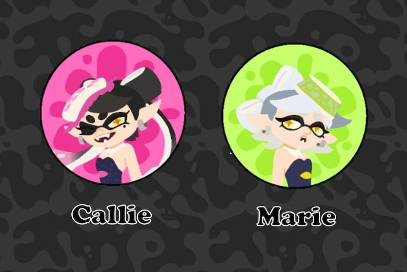 Splatoon Idol Pins - Etsy