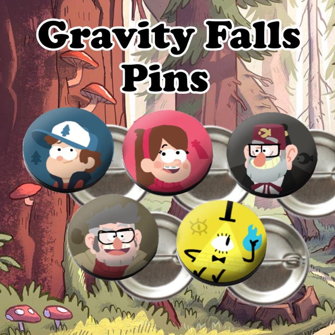 Gravity Falls Pins - Etsy