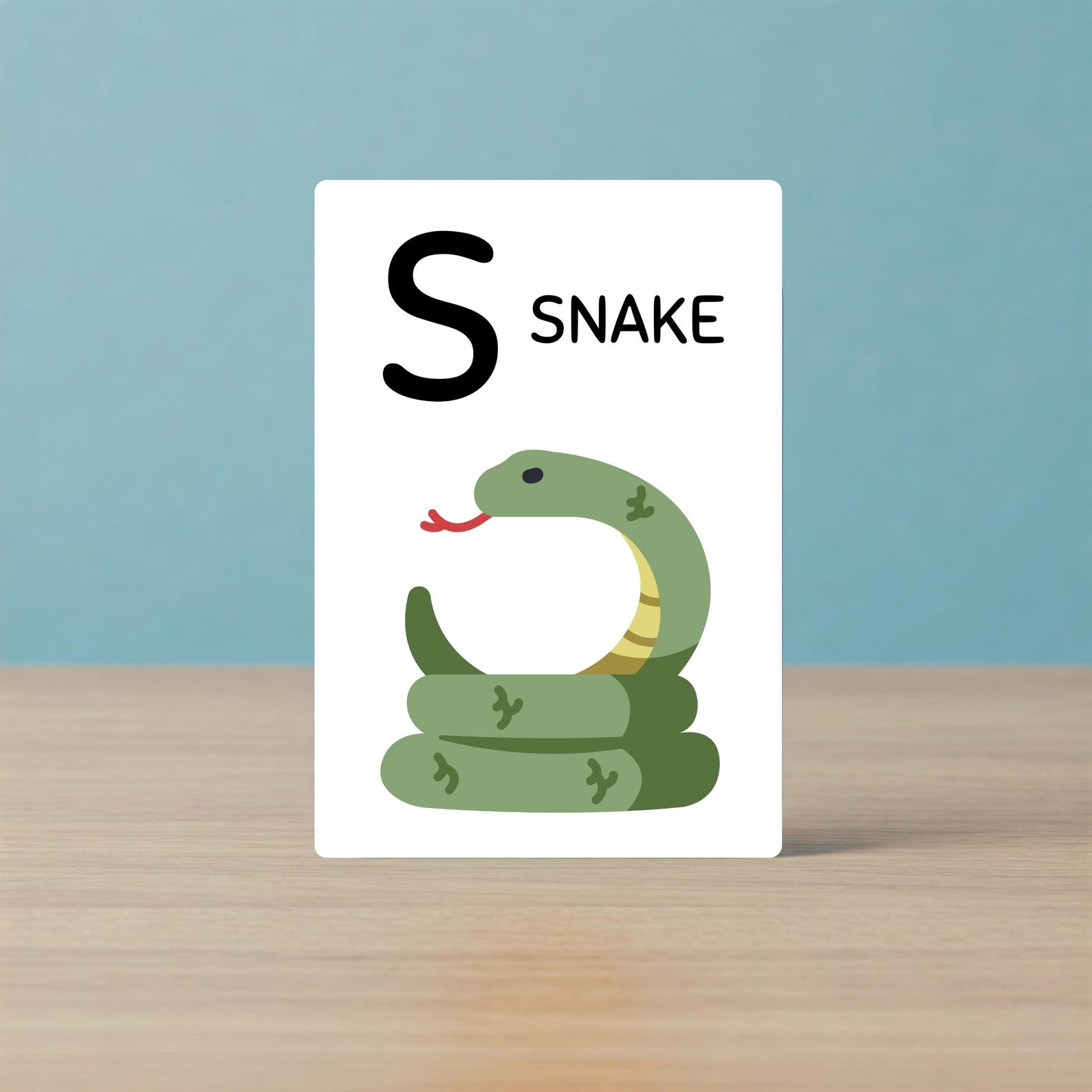 26 Animals ABC Printable Flashcards. Animals-themed Alphabet Flash ...