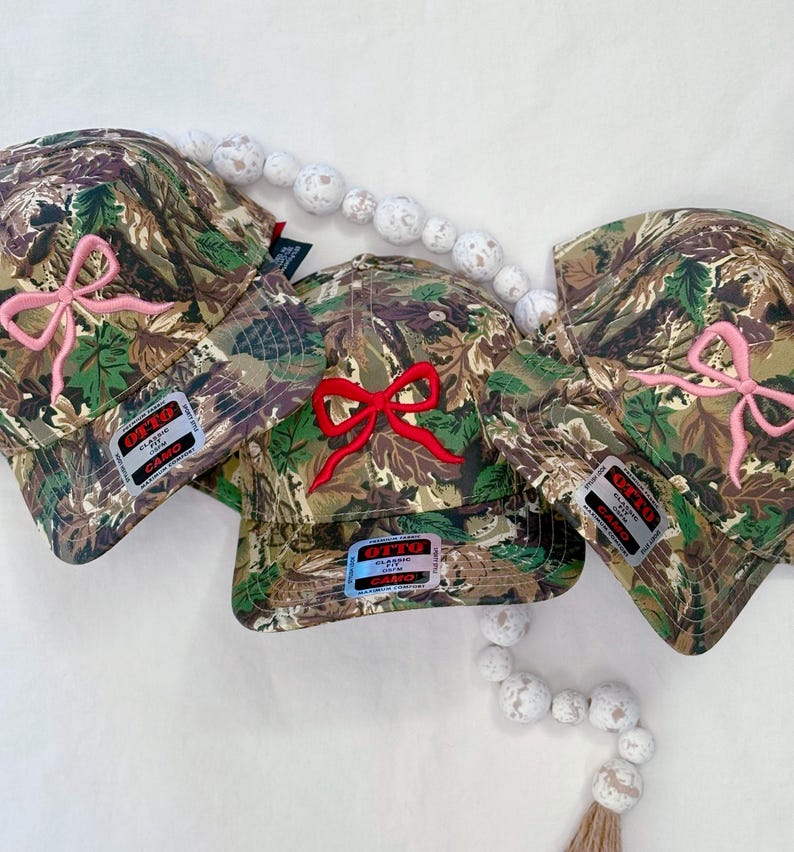 Camo Bow Hat - Etsy