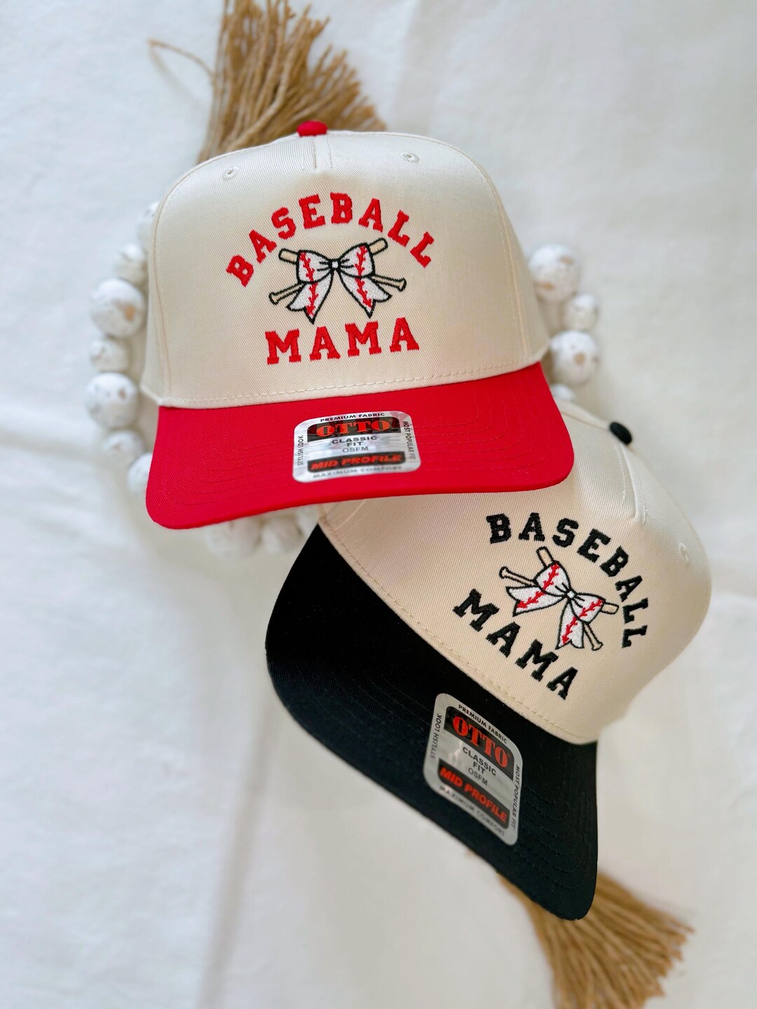 Baseball Mama Hat - Etsy