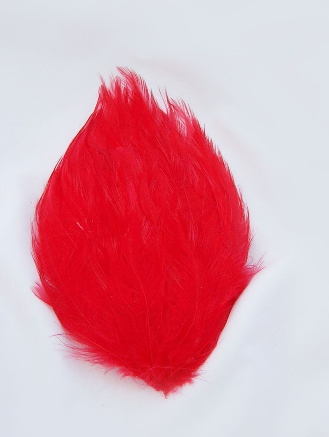RED Feather Pad (rooster Feather) Applique for Millinery,mardi Gras ...