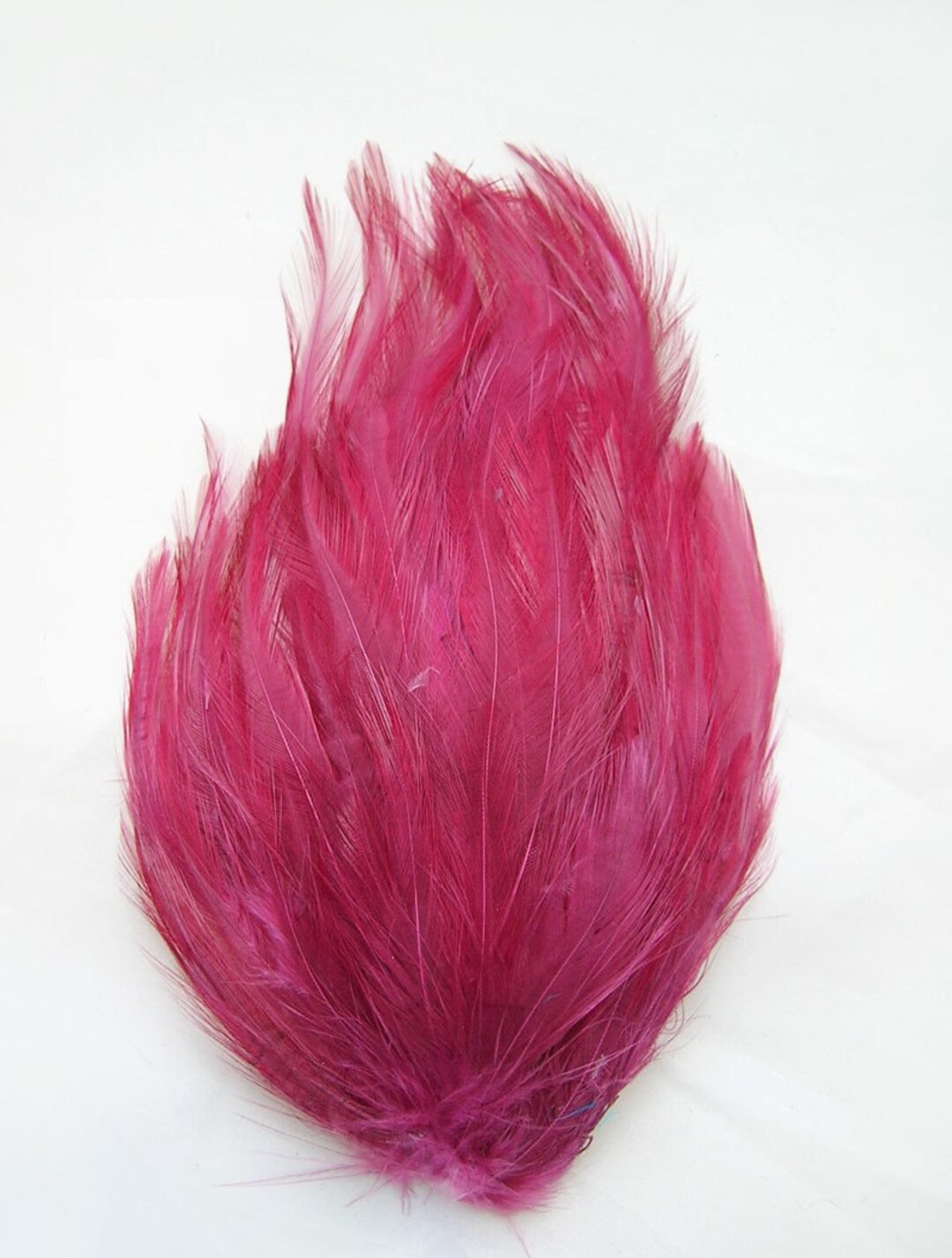 RED VIOLET Feather Pad (rooster Feather) Applique for Millinery,mardi ...