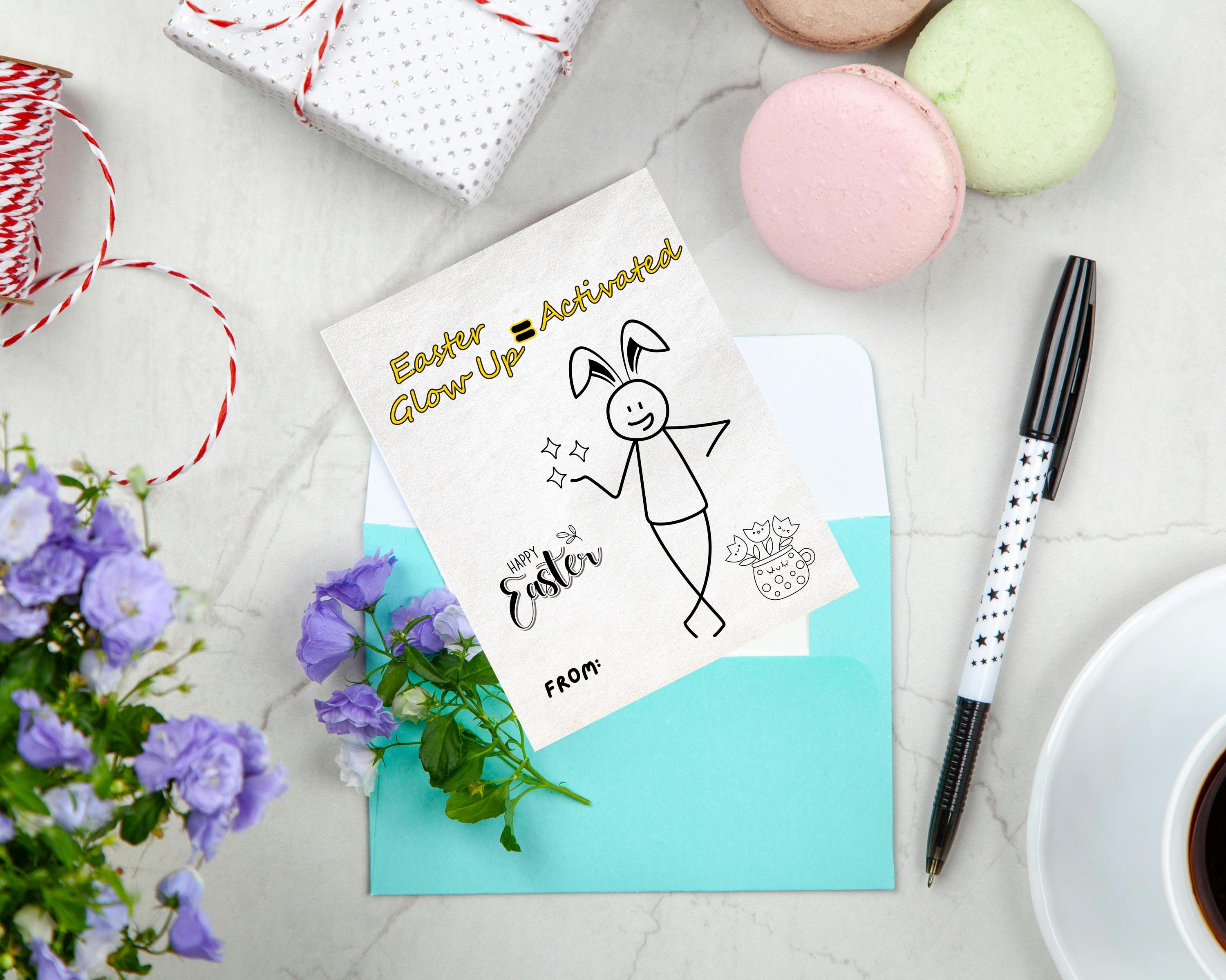 Funny Gen Alpha & Gen Z Easter Cards, Printable Meme Cards for Kids ...