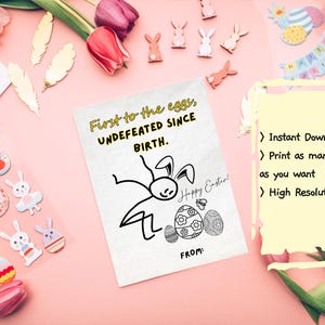 Funny Gen Alpha & Gen Z Easter Cards, Printable Meme Cards for Kids ...