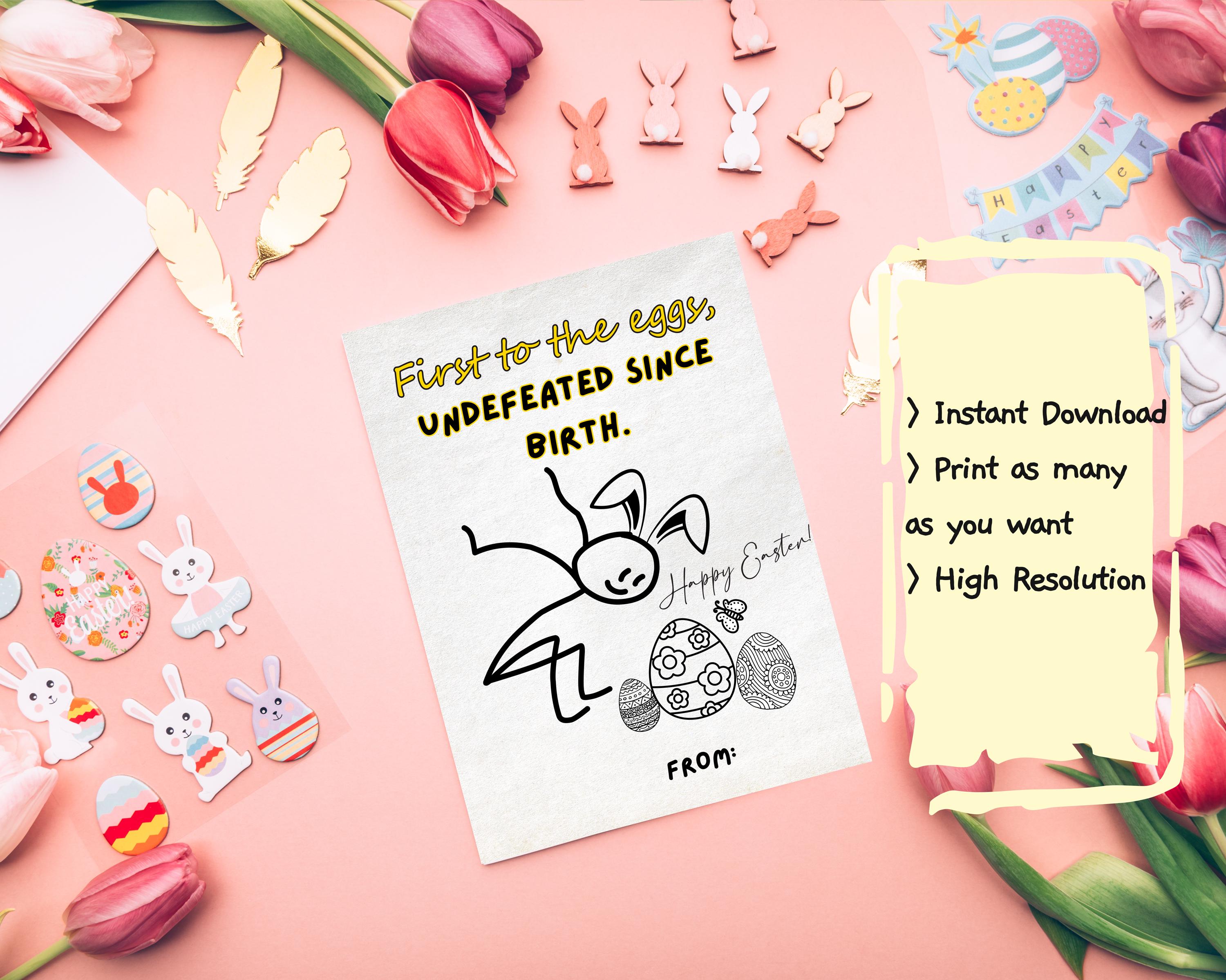 Funny Gen Alpha & Gen Z Easter Cards, Printable Meme Cards for Kids ...