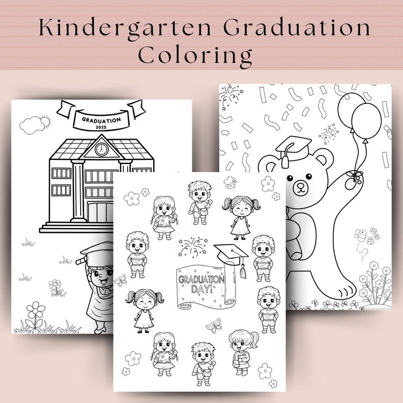 2025 Preschool Graduation Activity Book: 60 Pages (PDF & ZIP Digital ...