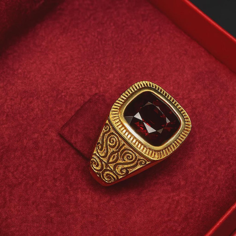 Men Natural Spinel Ring - Etsy