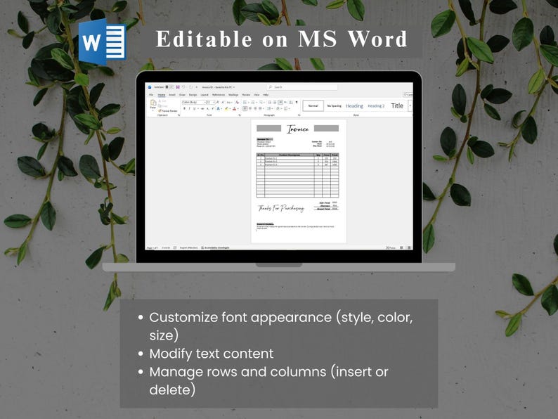 Smartflow Pro Invoice Template - Editable Business Billing Form for ...