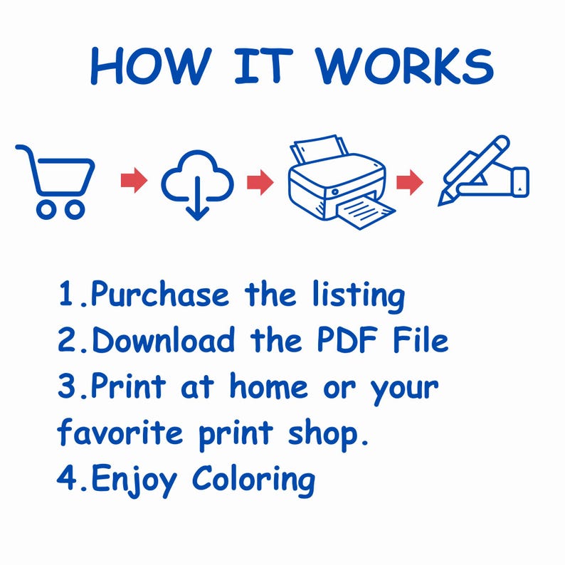 Adorable Kawaii Coloring Pages for Kids & Adults, Relaxing Cute Animal ...