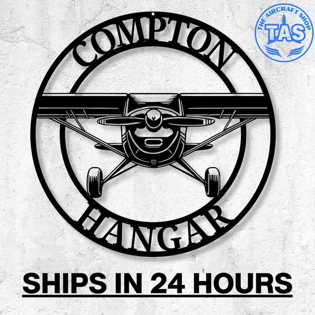 Personalized Metal Piper Pa-18 Super Cub Sign / Custom Aviation Decor ...