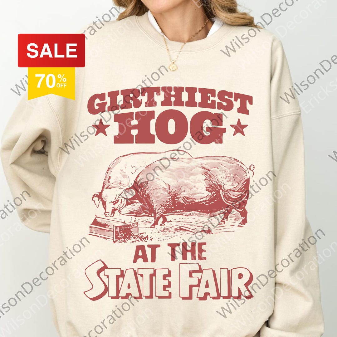 Funny Girthiest Hog Png, Trending Unisex Svg, Unique Gift, Minnesota ...