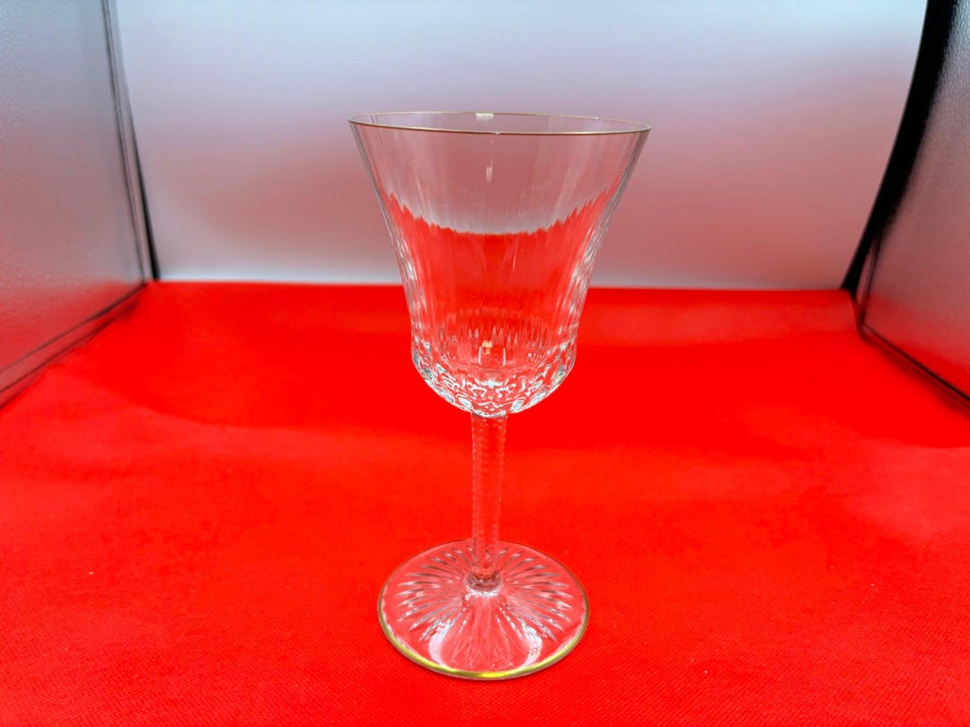 Single St Louis Crystal APOLLO GOLD Goblet 7 1/2" Made in France ** - Etsy