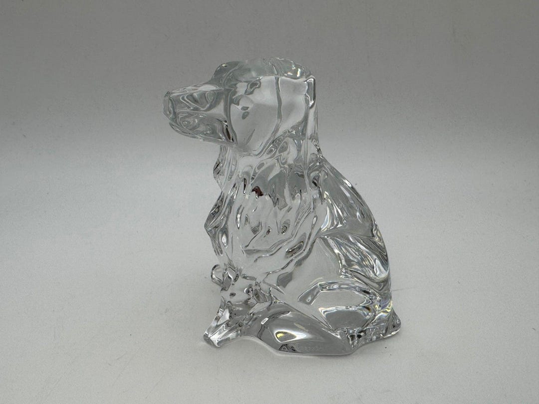 Baccarat Crystal COCKER SPANIEL Dog 4" Figurine Excellent Condition - Etsy