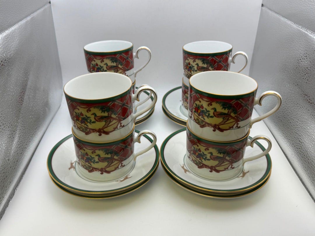 Set of 8 Noritake ROYAL HUNT Cups & Saucers - Etsy