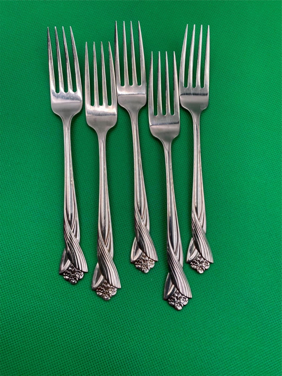 Set of 5 Oneida Stainless Steel KATRINA Dinner Forks - Etsy