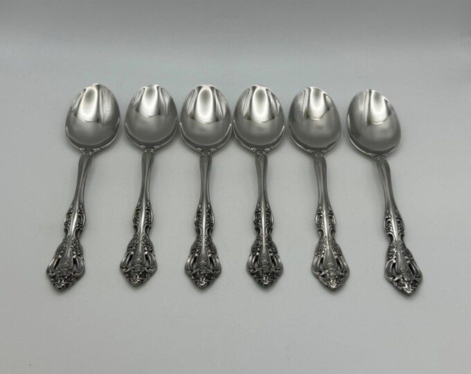 Set of 6 Oneida Stainless Steel MICHELANGELO Place Oval Soup Spoons - Etsy