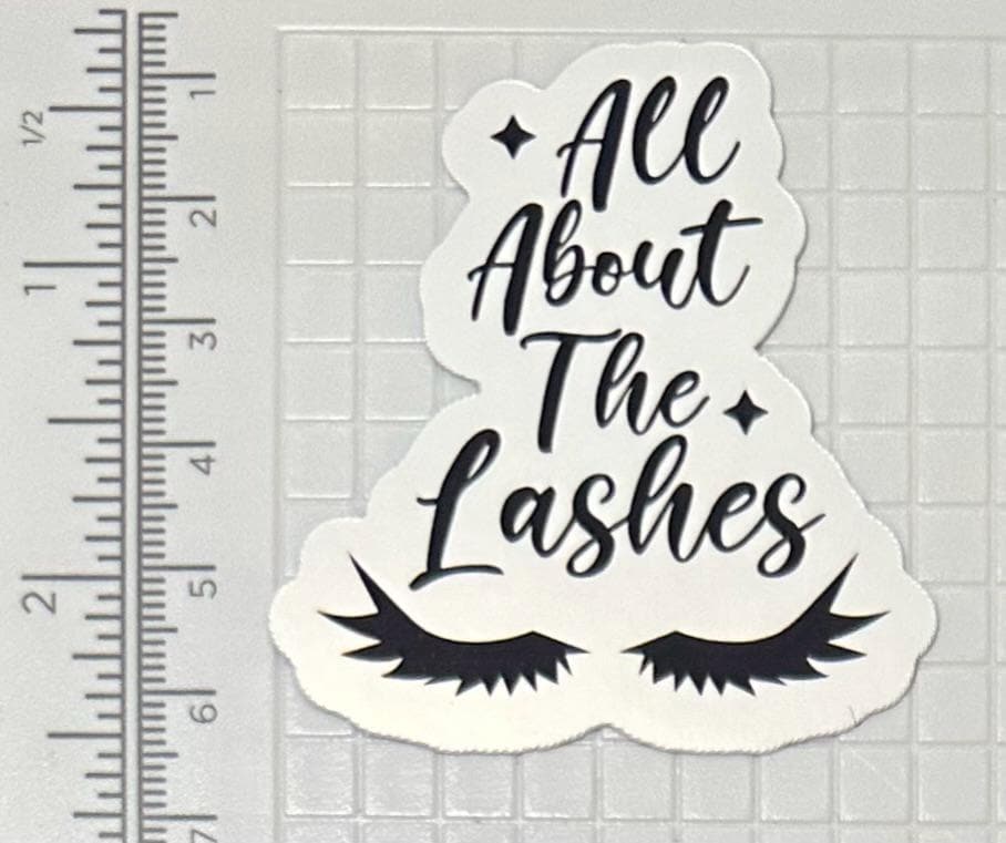 Lashes Vinyl Waterproof Sticker - Lash Tech Decal - Etsy
