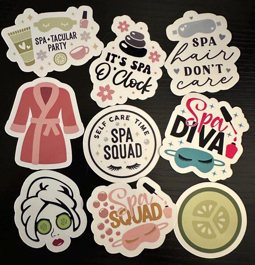 Spa Skin Care Esthetician Vinyl Waterproof Sticker - Etsy