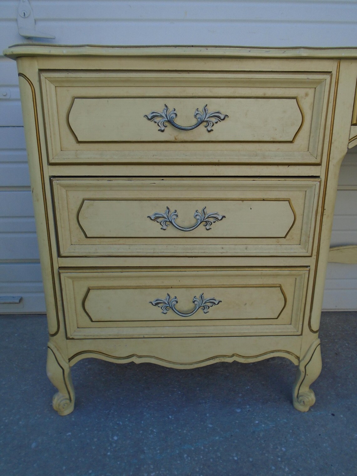 Henry Link Writing Desk Vanity French Provincial Country Hollywood ...
