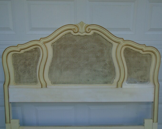 Thomasville Queen Size Headboard Cane French Country Provincial Wicker ...