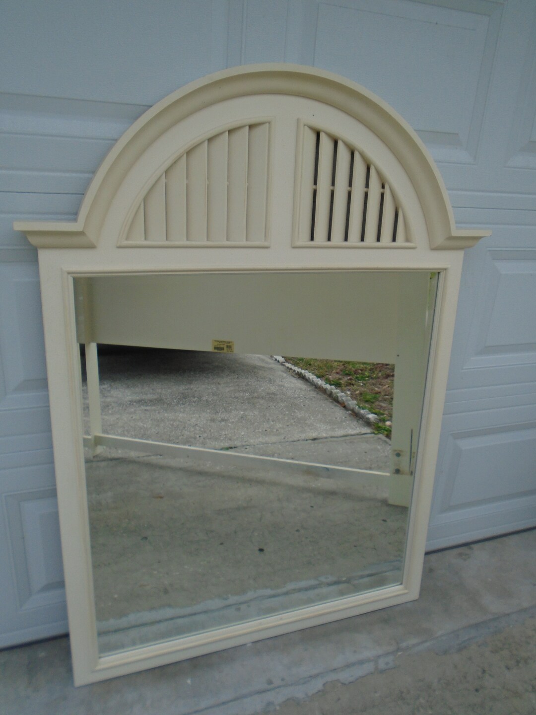 Stanley LG Mirror Louver Shutter Coastal Wall Rounded Regency Beach ...