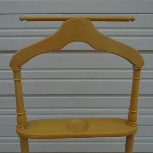 Faux Bamboo Suit Stand Valet Men's Butler Coat Hanger Jacket Rack Mid ...