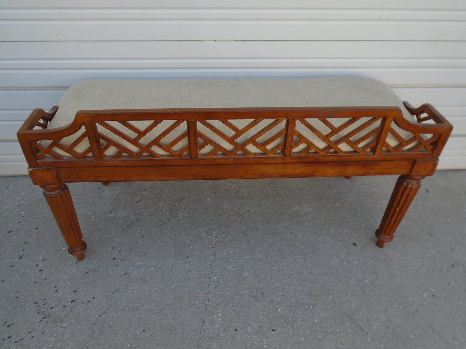 Fretwork Bed Bench Tommy Bahama West Indies Island Estate Plantation ...