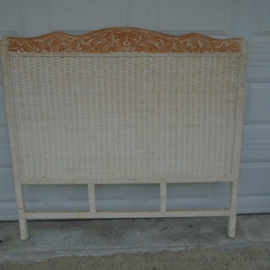 Pier 1 Wicker Full Size Headboard Jamaica Collection One Imports Rattan ...
