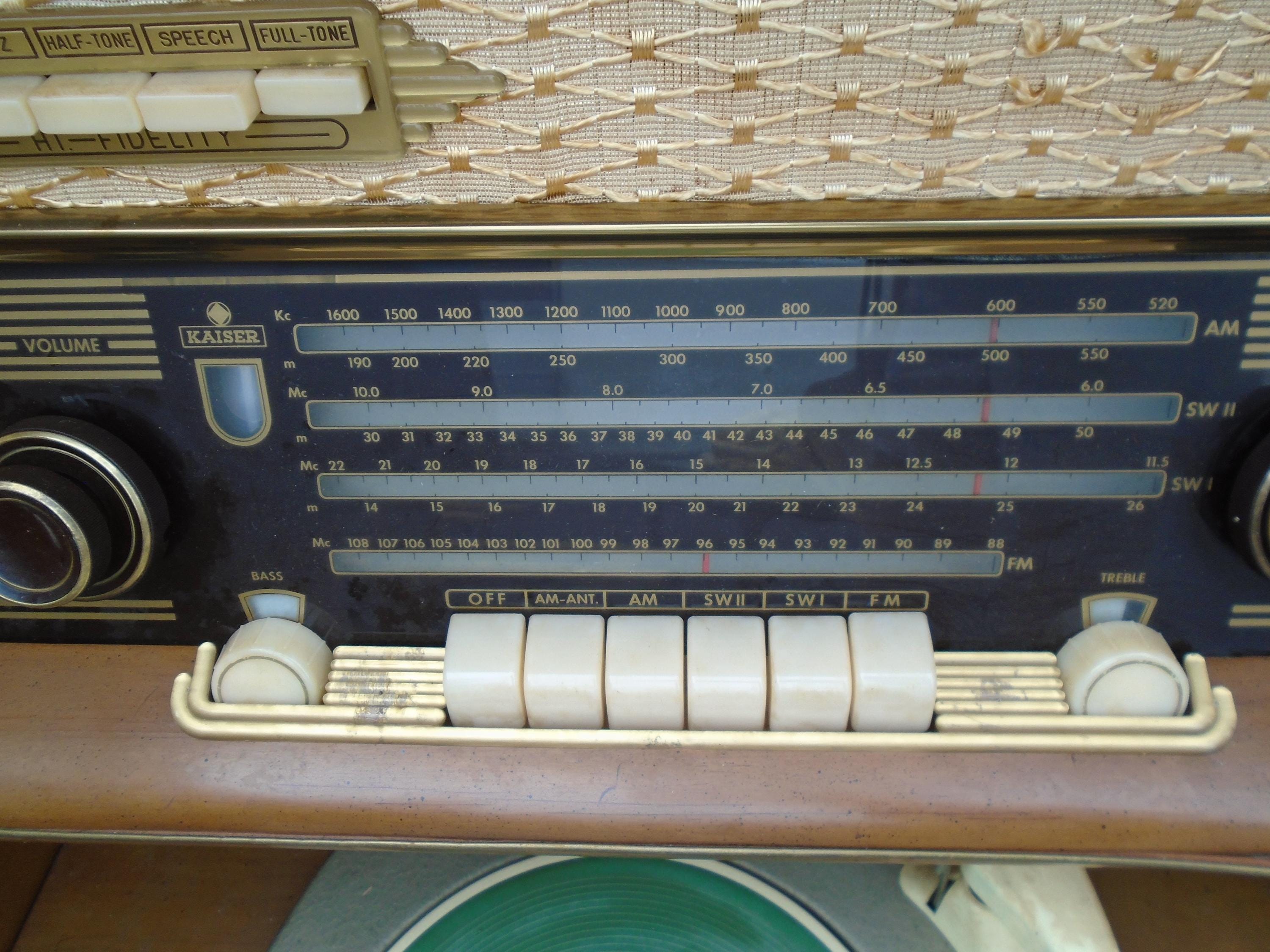 Vintage TELEFUNKEN Grand German Stereo Record Player Stereophonic ...