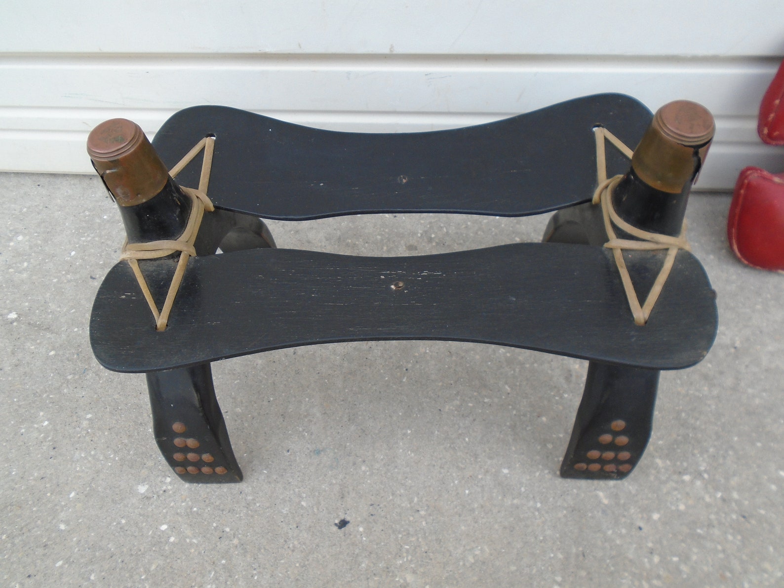 Vintage Camel Saddle Moroccan Bench Vanity Stool Chair Seat Hollywood ...