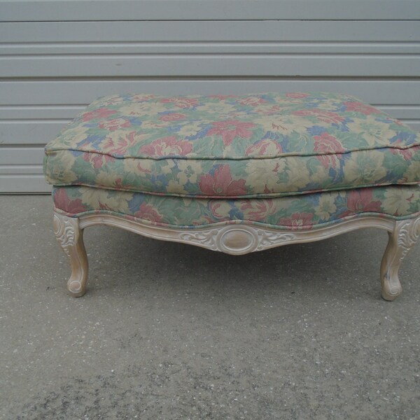 Shabby Chic Ottoman - Etsy