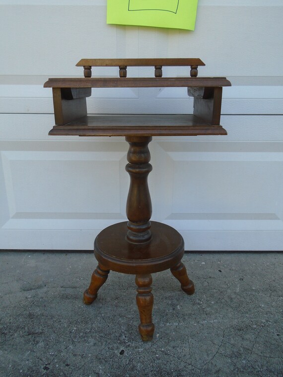 French End Table Telephone Stand Swivel Farm House Provincial | Etsy