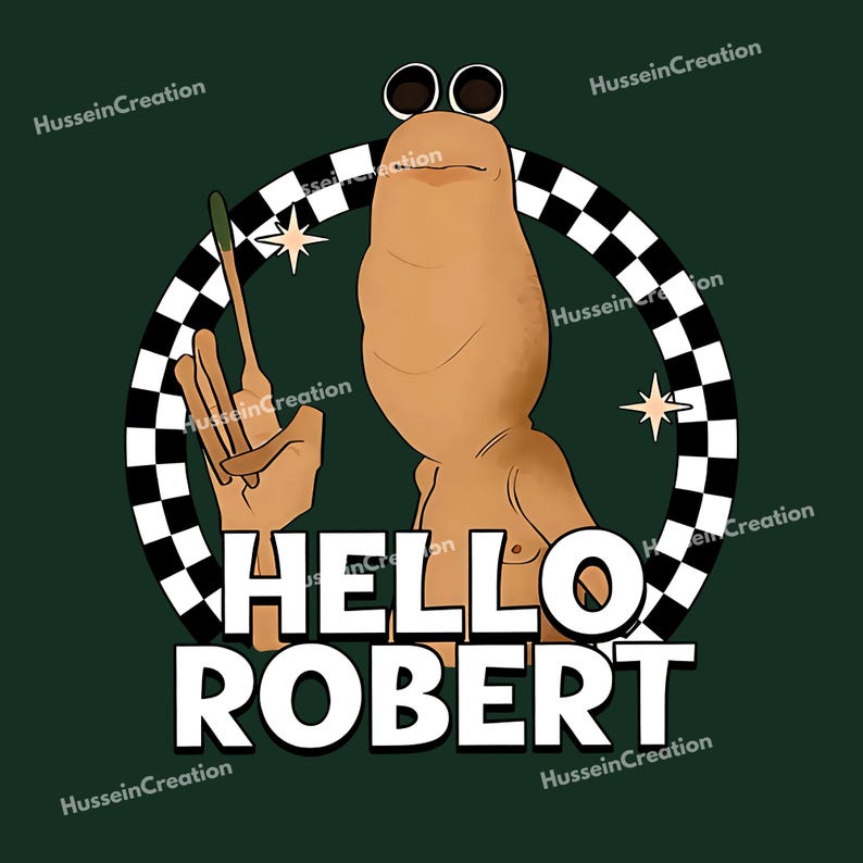 Hello Robert Marcus the Worm Svg, Funny Ugh James Download Digital ...