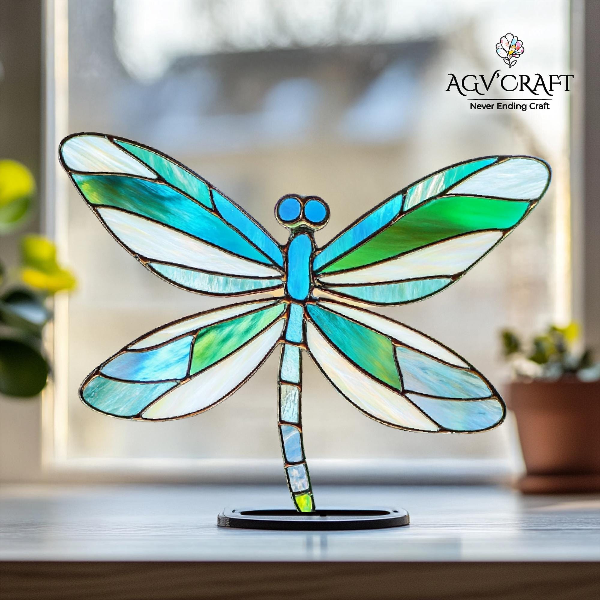 Dragonfly Stained Glass Pattern, Dragonfly Wings Stained Glass Pattern ...