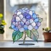 Hydrangea Stained Glass Pattern, Flower Gifts Stained Glass Pattern ...
