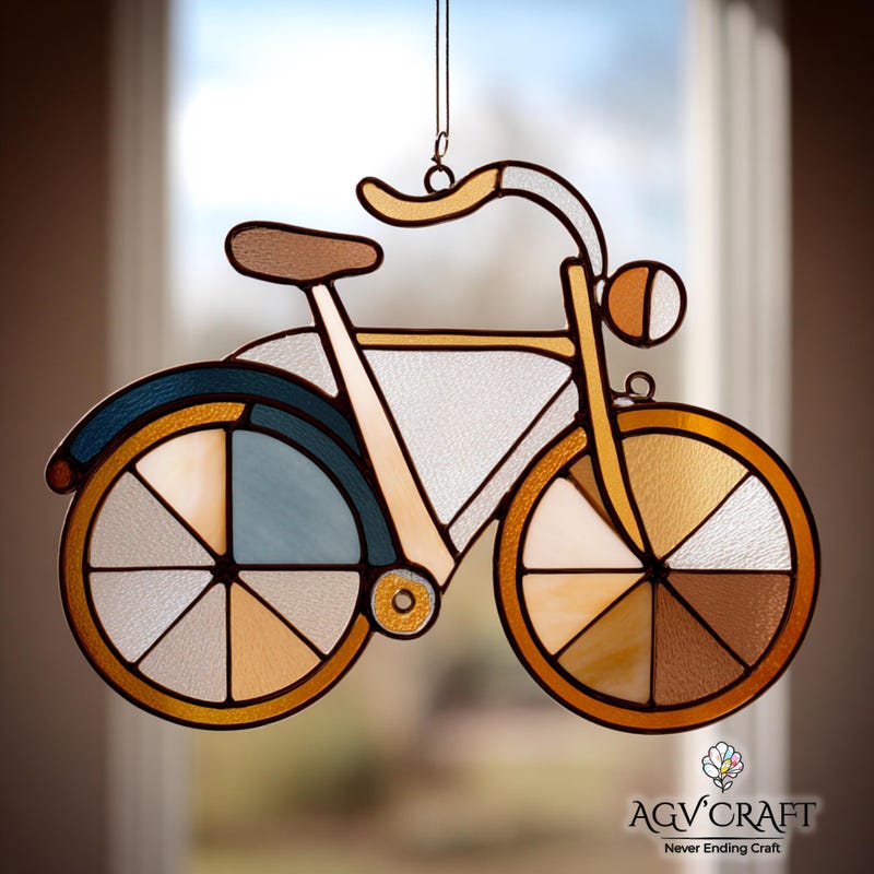 Stained Glass Bike Patterns - Etsy