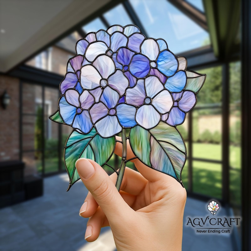 Hummingbird and Hydrangea - Etsy