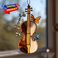 Treble Clef Stained Glass Pattern - Etsy