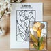 Calla Lily Stained Glass Pattern, Calla Lily Suncatcher, Calla Lily ...