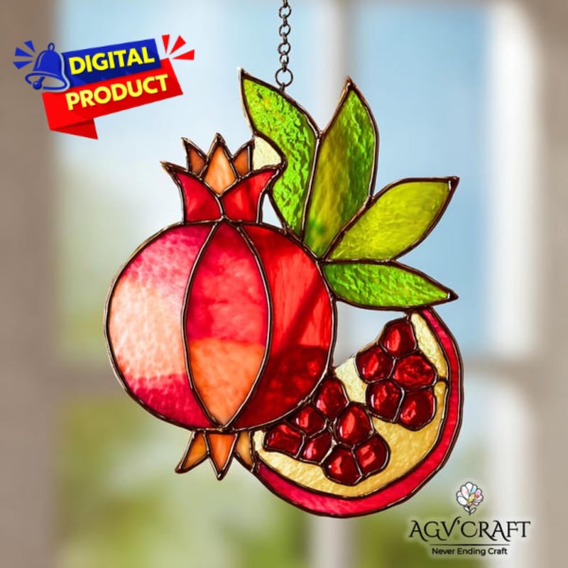 Glass Pomegranate - Etsy