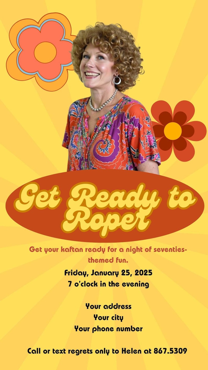 Roper Romp Customizable Invite Template - Etsy