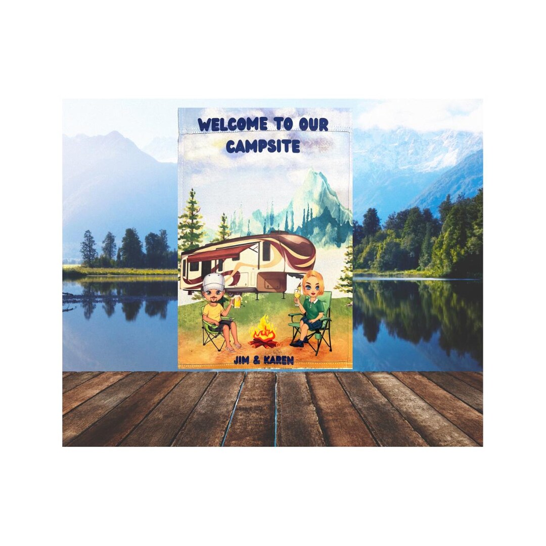 Personalized Custom Camping Sign Great Gift for Outdoorsman, RV Yard ...
