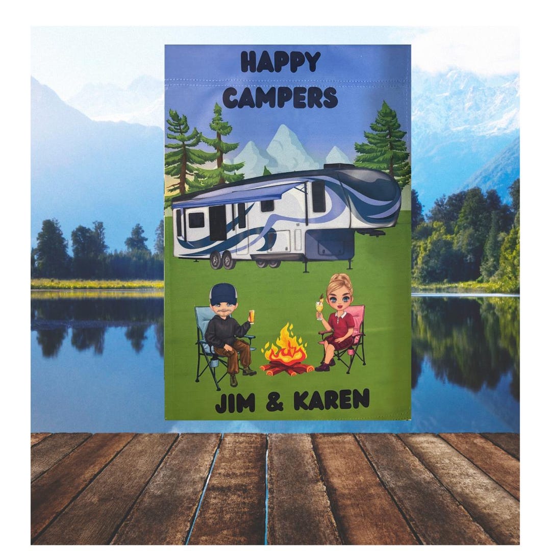 Personalized Custom Camping Sign Great Gift for Outdoorsman, RV Yard ...