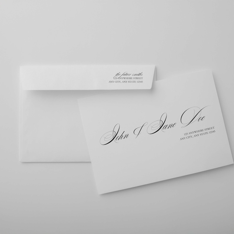A7 Envelope Template - Editable Canva Design, Printable Envelope Label ...