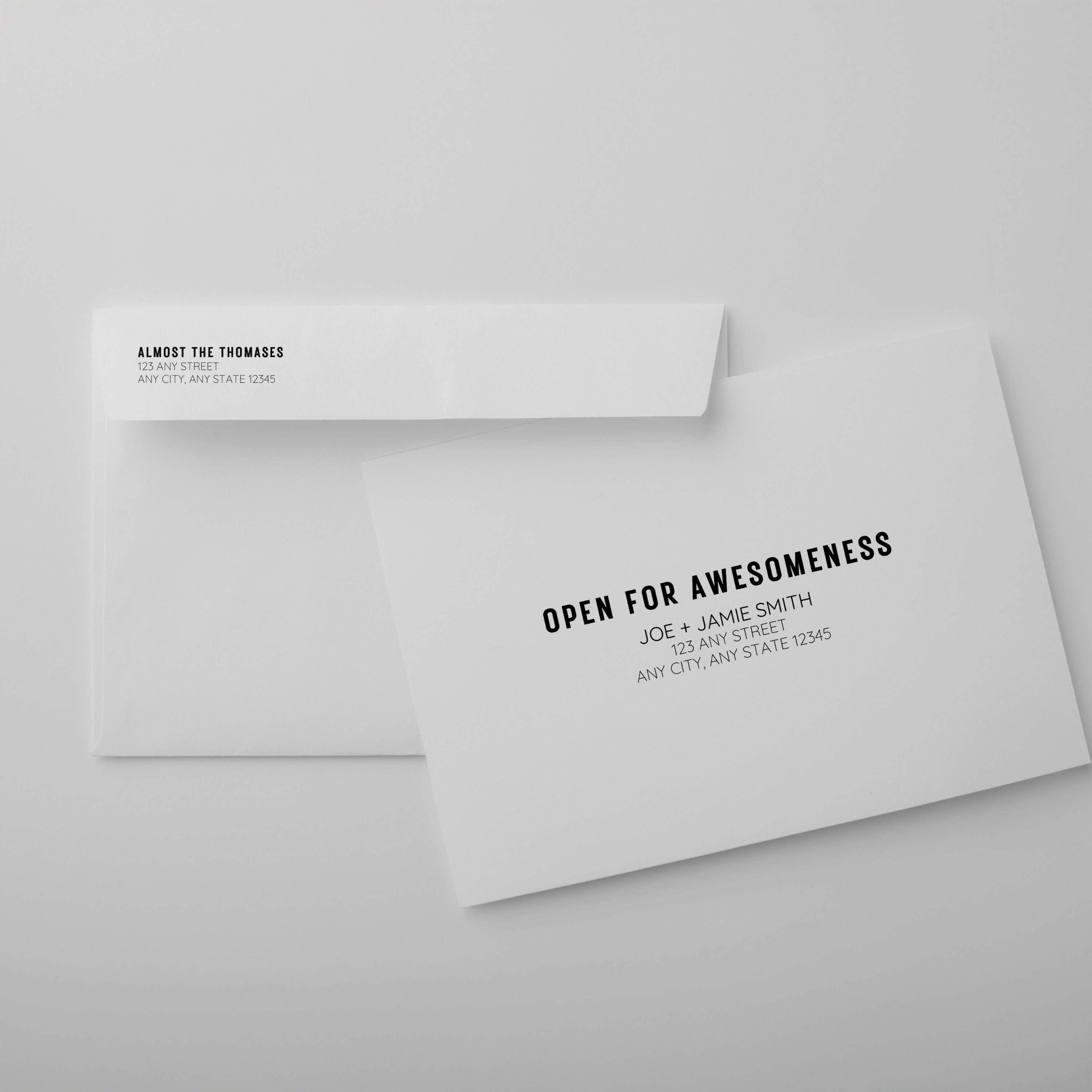 Editable Envelope Template: DIY Canva Design (digital Download) - Etsy