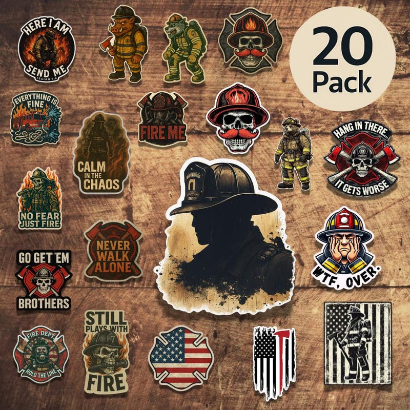 Fire Dept Decal - Etsy